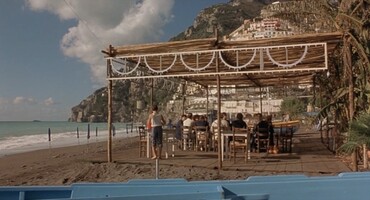 Under the Tuscan Sun at Positano beach - filming location