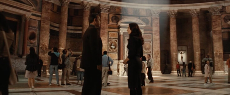 Angels & Demons at Pantheon - filming location