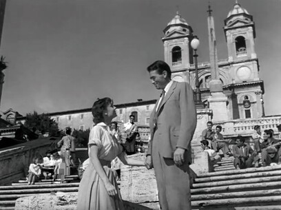 Roman Holiday at Spanish steps - filming location