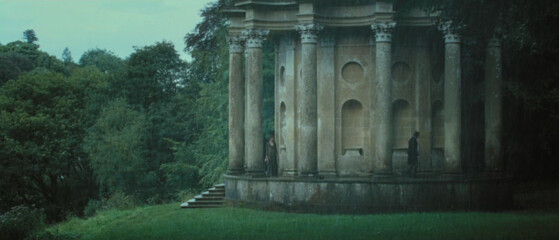 Pride & Prejudice at Stourhead Garden - Temple of Apollo - filming location