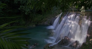 Cocktail at Reach Falls - filming location