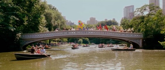 Enchanted at Central Park - Bow Bridge - filming location