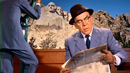 North by Northwest at Mount Rushmore - filming location