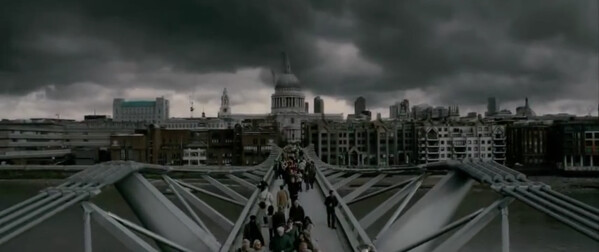 Harry Potter and the Half-Blood Prince at Millennium Bridge - filming ...