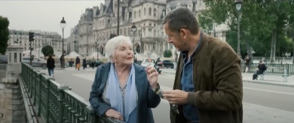 Driving Madeleine at Pont d'Arcole - filming location
