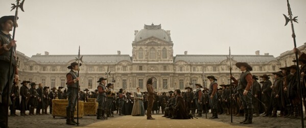 The Three Musketeers: D'Artagnan at Louvre - Cour Carrée - filming location